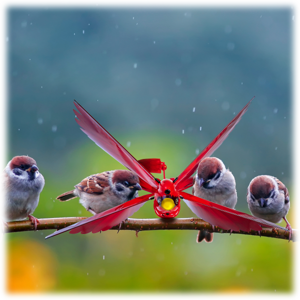 Meh: Zing Go Go Bird Remote Control Flying Bird (Cardinal)