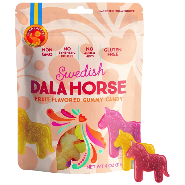 SideDeal: 10-Pack: Candy People Swedish Dala Horse Gummies (4 oz, 2.5lb ...