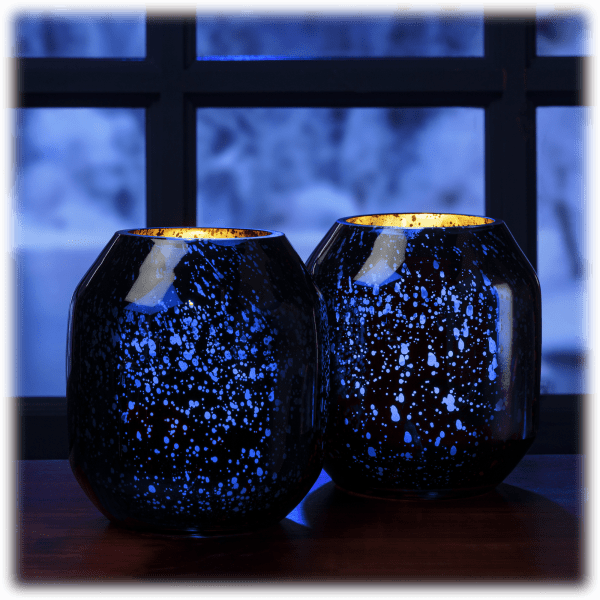 MorningSave: South Street Loft Set-of-2 Mercury Glass Hurricanes with ...