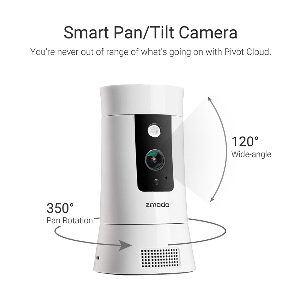 MorningSave: Zmodo Pivot Cloud 350° Rotating Smart WiFi Camera with ...