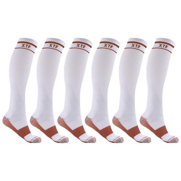 MorningSave: 6-Pack: Extreme Fit Unisex Copper-Infused Knee High ...