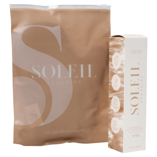 MorningSave: Soleil Organics Mousse & Mitt Dual-Action Self Tanning Set