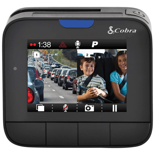 MorningSave: Cobra Drive HD Dual View Dash Cam With iRadar App