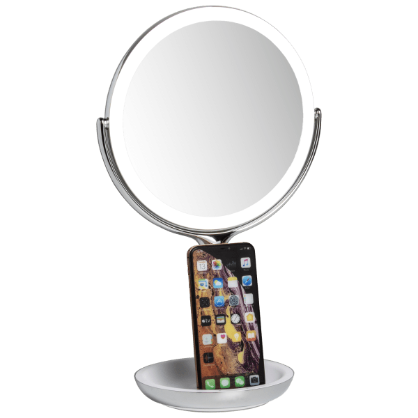 Meh: Sharper Image SpaStudio 8” LED Vanity Mirror with Wireless ...