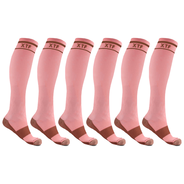 MorningSave: 6-Pack: Extreme Fit Unisex Copper-Infused Knee High ...