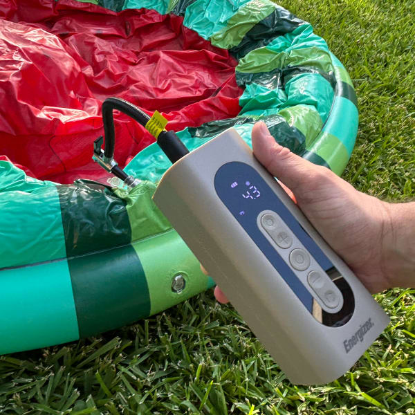 MorningSave: Energizer Smart Air Compressor with Emergency Light