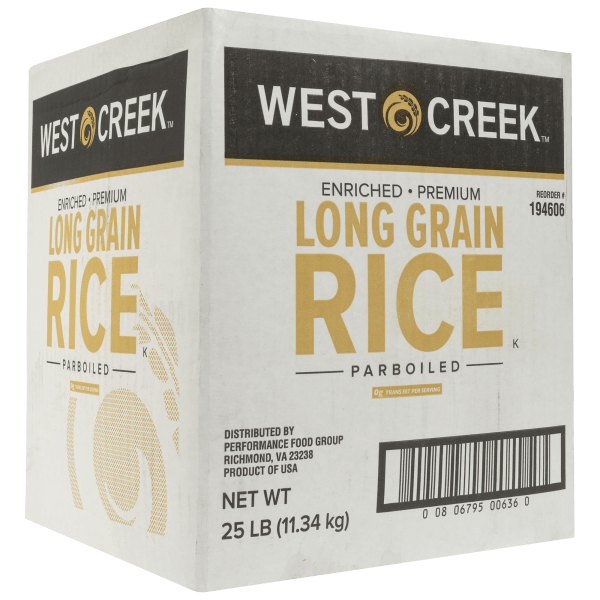 MorningSave: 25lb Case of West Creek Parboiled Long Grain Rice (1 unit ...