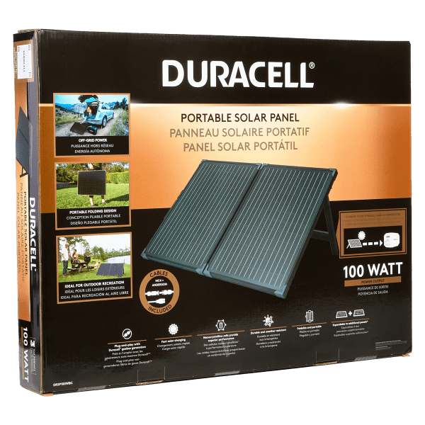 Meh: Duracell Heavy Duty Briefcase Solar Panels (100W or 200W)
