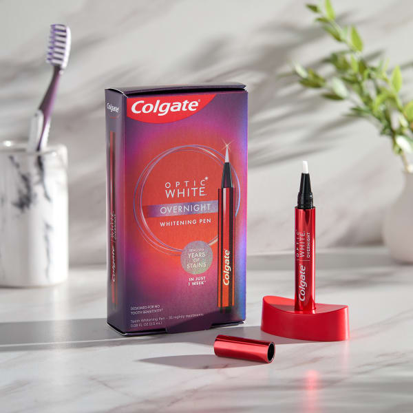 MorningSave: 2-Pack: Colgate Optic White Overnight Teeth Whitening Pens