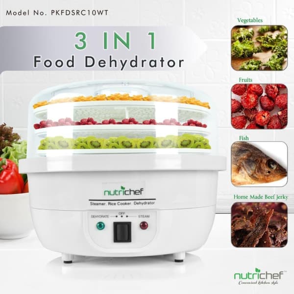 MorningSave: NutriChef 3-in-1 Dehydrator Steamer & Cooker