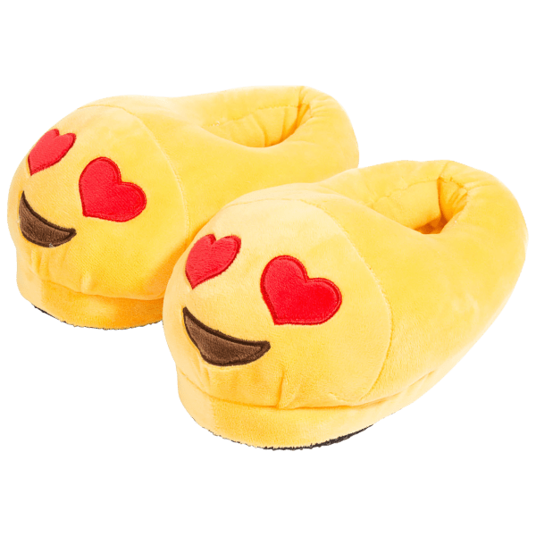 MorningSave: Emoji Slippers Emoticon Unisex Plush Home Slippers