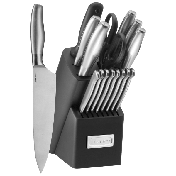 MorningSave: Cuisinart 17-Piece Stainless Steel Cutlery Block Set
