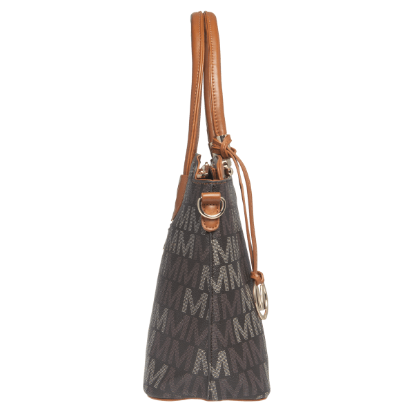 Milan Imports 3-Piece Set: Handbag/Pouch/Wristlet