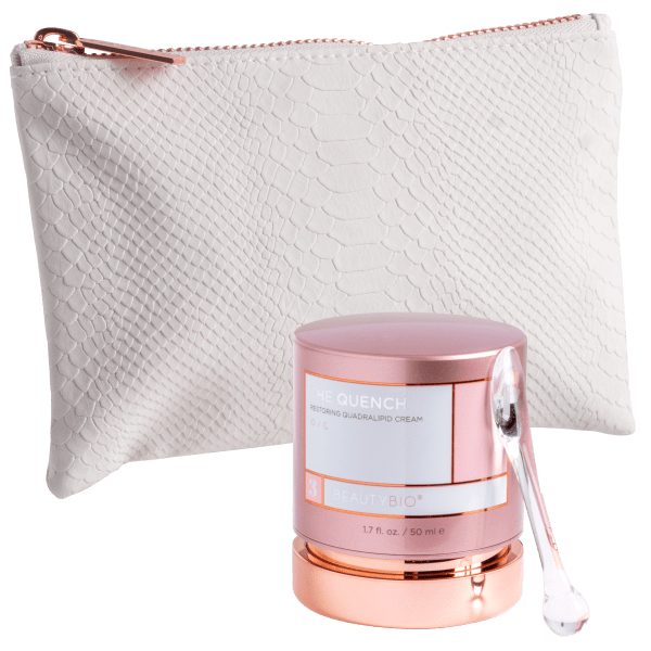 MorningSave: Beautybio The Quench Quadralipid Cream with Cosmetic Bag