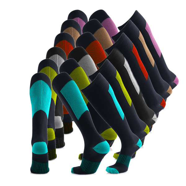 MorningSave: 6-Pack: Unisex Copper-Infused Compression Socks