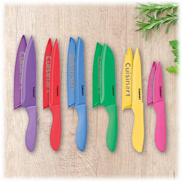 SideDeal: Cuisinart Advantage 6-Piece Ceramic-Coated Color Knife Set