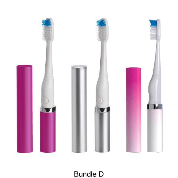 MorningSave: 3-Pack: VIOlife Slim Sonic Travel Toothbrushes