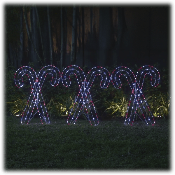 MorningSave: Mr. Christmas 3-Piece Folding Candy Canes Set