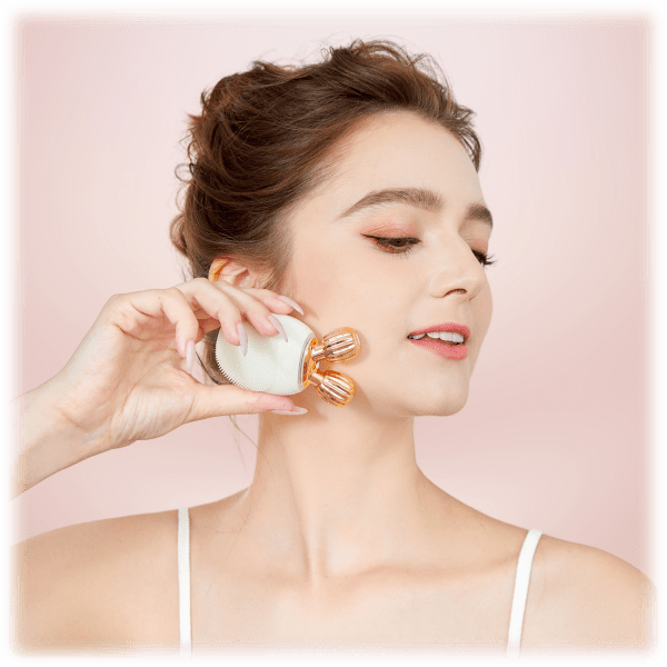 MorningSave: LUCE Dermal Definer, Anti Aging Facial Brush & Roller