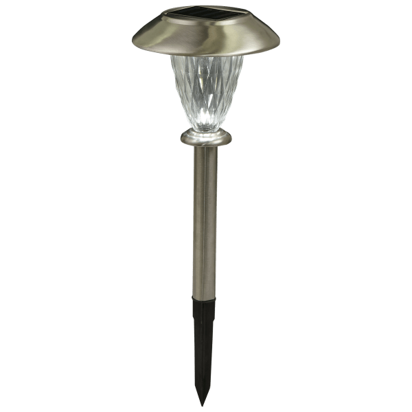 MorningSave: 6-Pack: Crosslight Steel Solar Powered LED Pathway Lights