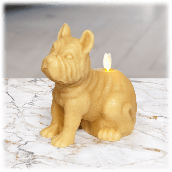 Meh: Luminara Flameless Dog-Shaped Candle