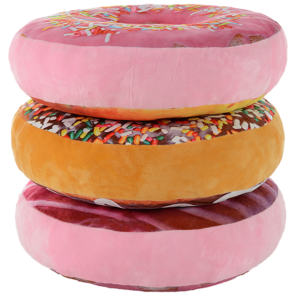 MorningSave: Cheer Collection 16" Reversible Microplush Novelty Donut ...