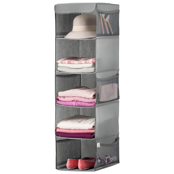 SideDeal: 2-Pack: Zober Hanging 5-Shelf Closet Organizer
