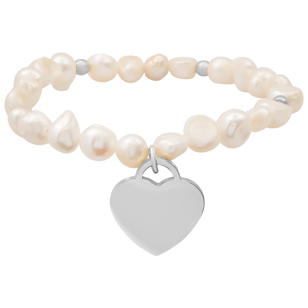 MorningSave: Steeltime Set of 2 Freshwater Pearl Stretch Bracelets with ...
