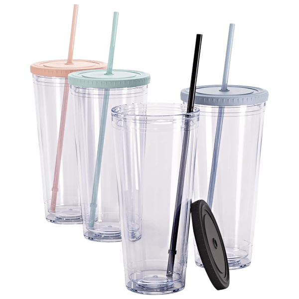 Shop Univision: Paquete de 4: Vasos Maars de Acrílico XL de 32 oz con ...