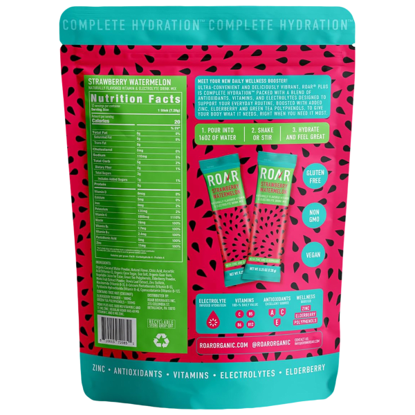 SideDeal: 144-Pack: Roar Plus Complete Hydration Vitamin & Electrolyte ...