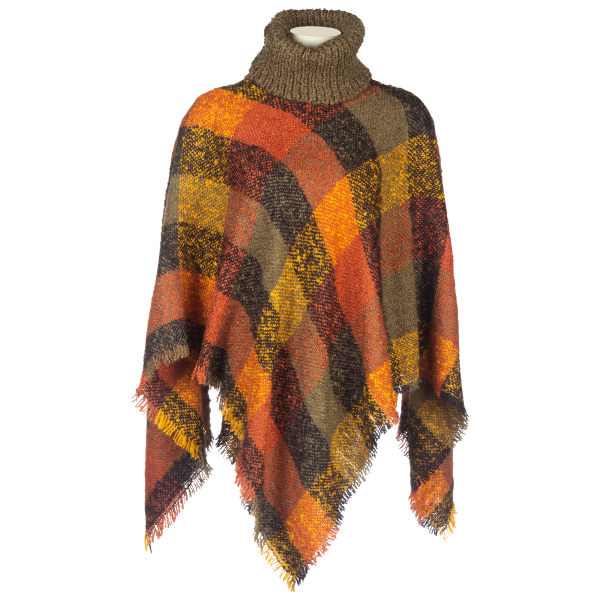 MorningSave: Tahari Designer Cowl Neck Knit Poncho