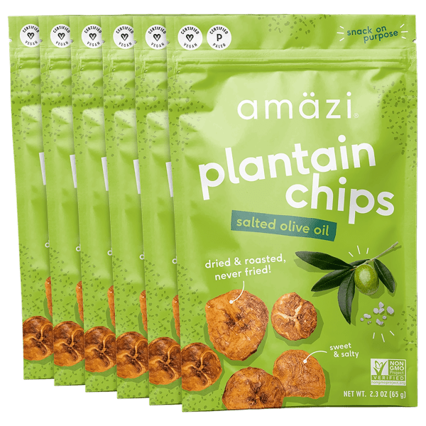 MorningSave: 6-Pack: Amazi Dried Jackfruit & Plantain Snacks