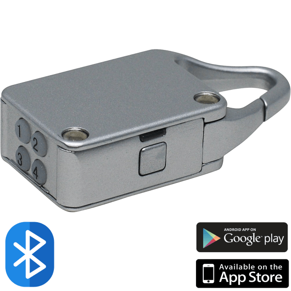 MorningSave: Smart Bluetooth Pushbutton Luggage Padlock by Ivomax