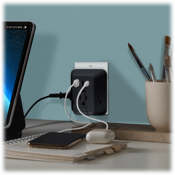 MorningSave: 2-Pack: Aduro Surge Trio Multi-Charging Station Surge ...
