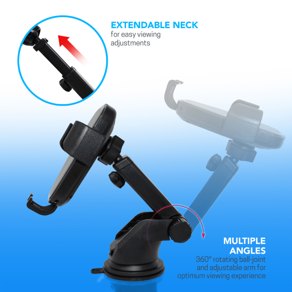 MorningSave: ZenGlow LED Wireless Charging Universal Extendable Mount