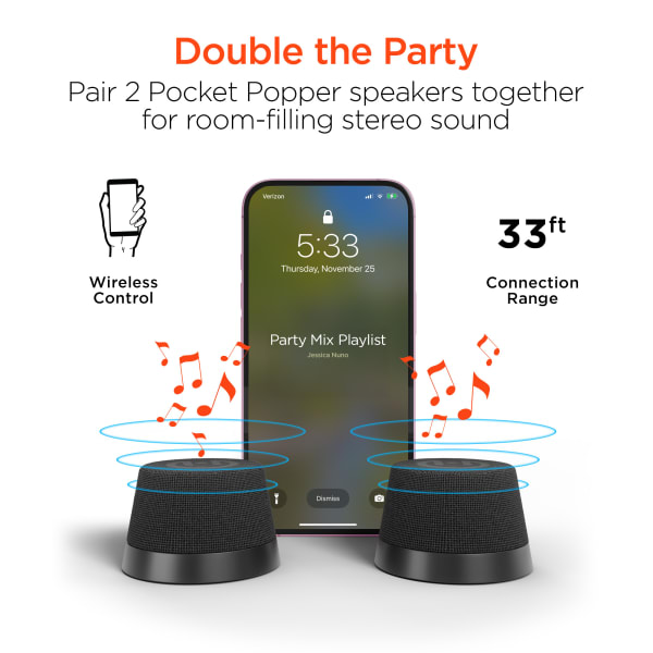MorningSave: HyperGear Pocket Popper Magnetic Wireless Speaker