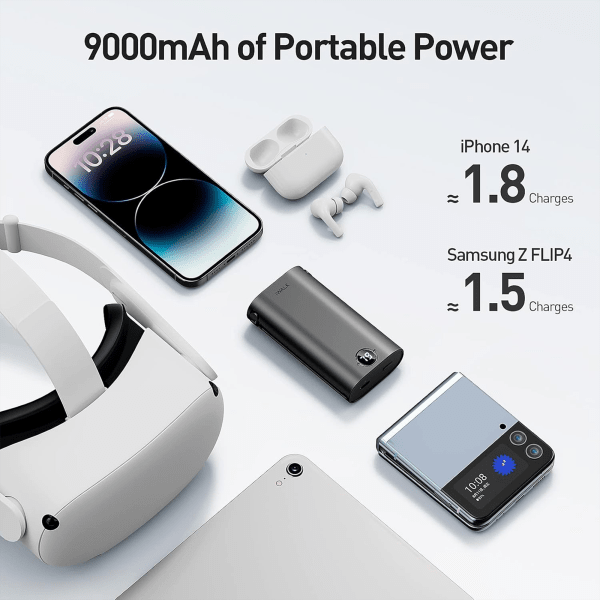 SideDeal: iWalk PowerSquid 9000mAh Power Bank w/ Built-In USB-C ...