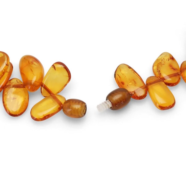 Hammacher Schlemmer: The Genuine Baltic Amber Nugget Necklace