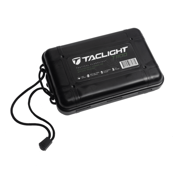 MorningSave: 2-Pack: TacLight T1100 Rechargeable Tactical Flashlight Kit