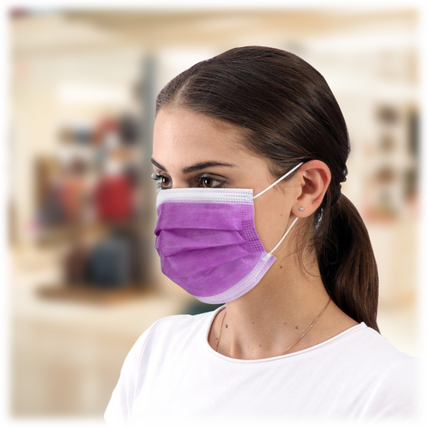 MorningSave: 100-Pack: 3-Ply Multi-Color Masks