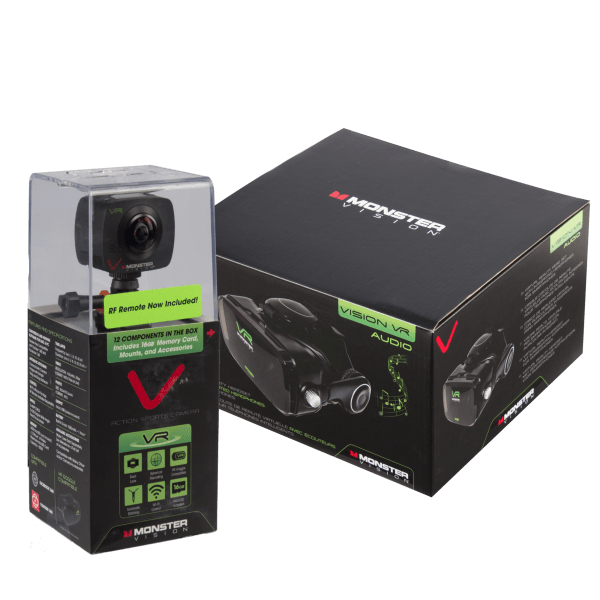 MorningSave: Monster Vision 360 Camera with VR Headset (w/ integrated ...