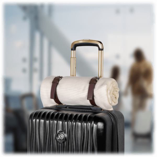 MorningSave: August & Leo Cashmere-Like Throw & Eye Mask Travel Set