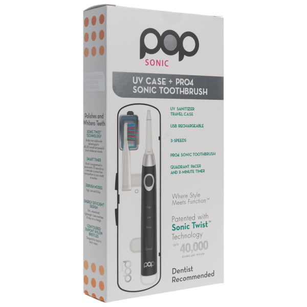 MorningSave: Pop Sonic Pro-4 Sonic Toothbrush with UV Sanitizer Case