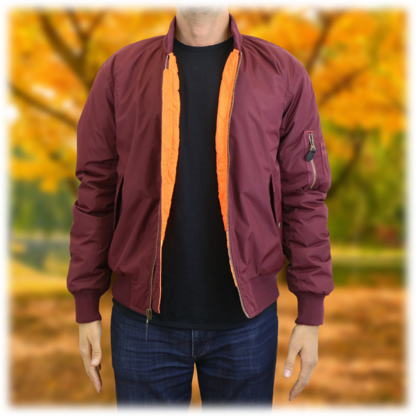 SideDeal: Men's Heavyweight MA-1 Bomber Flight Jacket