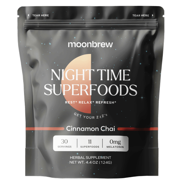 SideDeal: 3-Pack: MoonBrew Nighttime Superfoods Natural Sleep Aid Drink Mix
