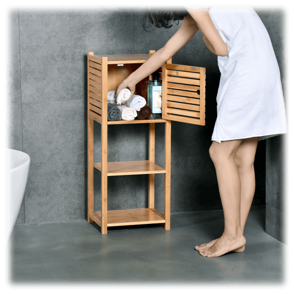 MorningSave: ToiletTree Products Bamboo Storage Cabinet