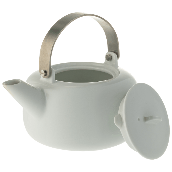 MorningSave: Victor & Victoria Teapot with Wooden or Stainless Steel Handle