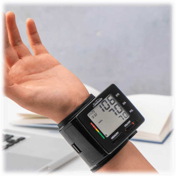 MorningSave: 2-Pack: Sunbeam Wrist Blood Pressure Monitor Voice Broadcast