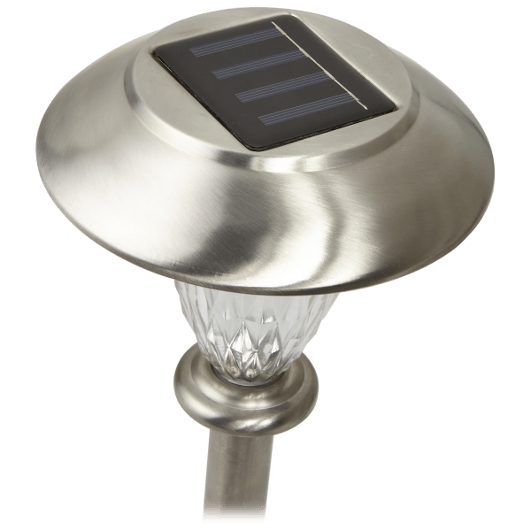 MorningSave: 6-Pack: Crosslight Steel Solar Powered LED Pathway Lights