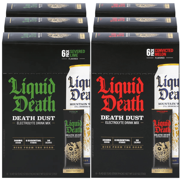 Meh: 36-Pack: Liquid Death Electrolyte Death Dust Hydration Powder